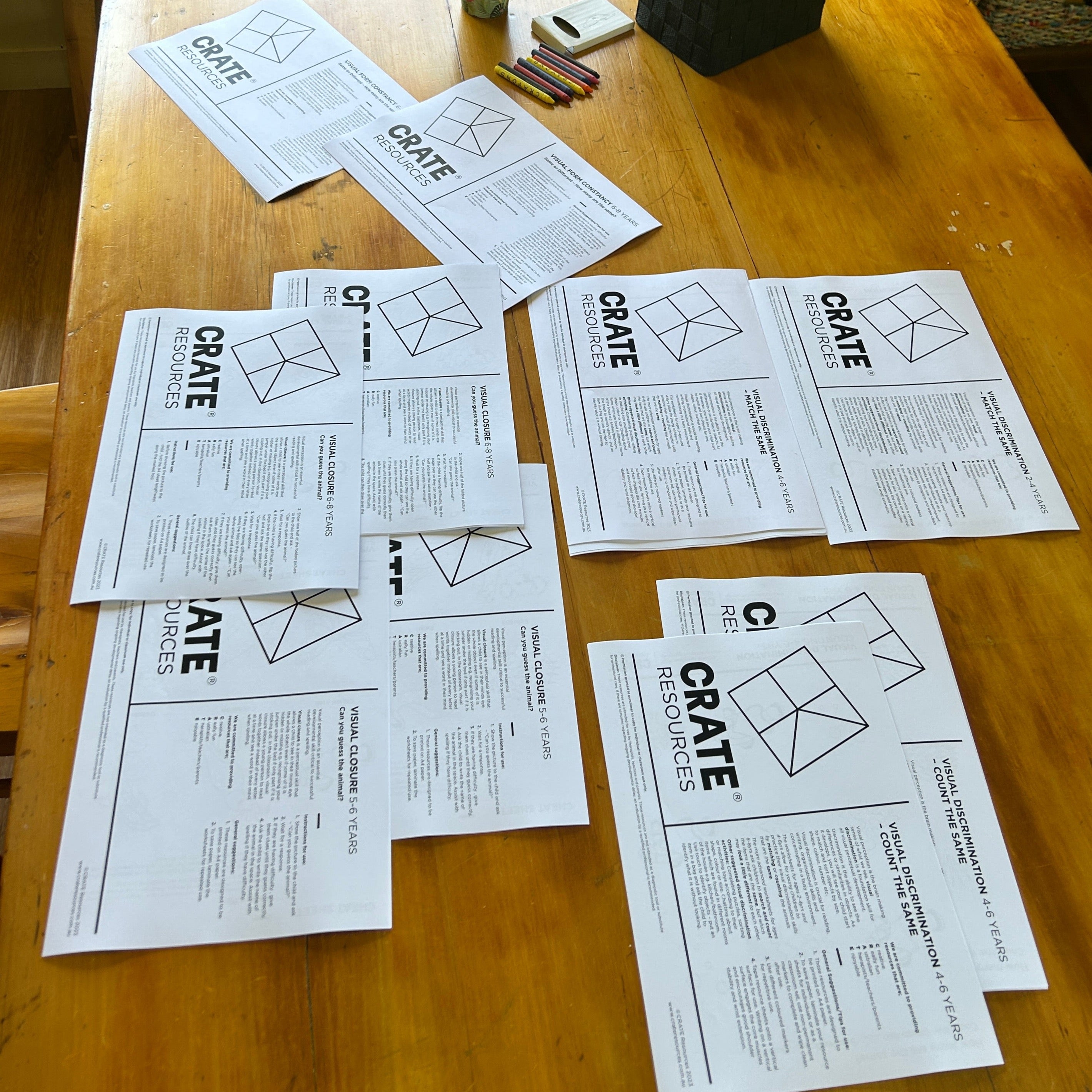 Worksheet Combinations from CRATE – Crate Resources